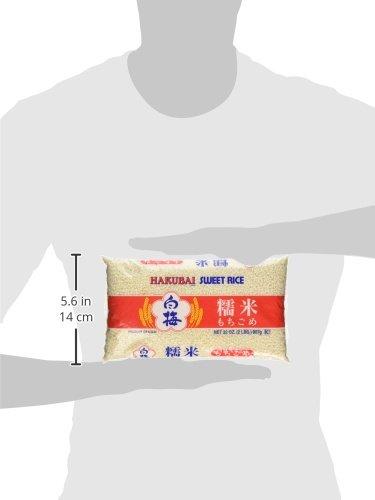 Mochi Gome Sweet Rice 2lbs - Premium Quality Japanese Rice (Pack of 1 ...