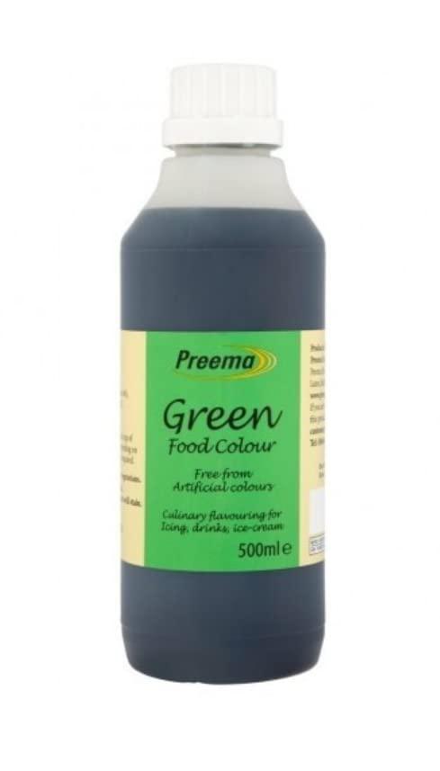 Preema | Green Colour Liquid 500ml | Premium Bright Colour | Ideal For ...