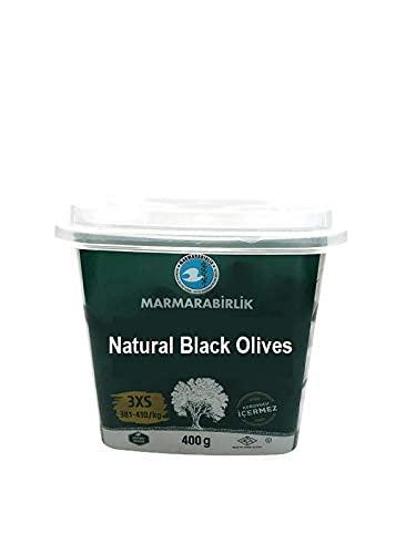 Marmarabirlik Dried Natural Black Olives 400g - Premium Quality olives ...