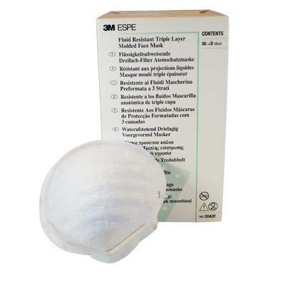 3M ESPE Triple Layer Molded Face Mask (Pack of 50) | Buy Now with ...