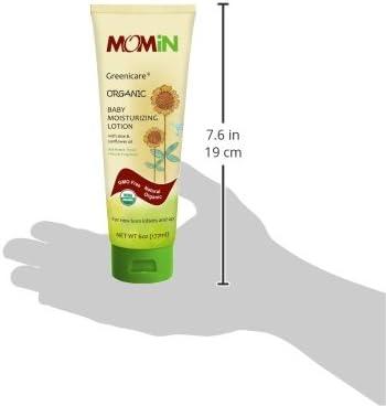 MOMiN Organic Baby Daily Lotion with Aloe & Sunflower Oil 6 Fl. Oz ...