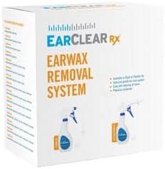 EarClear RX Ear Wash System Kit with Otoscope Parent & Ear Drops - 3 ...