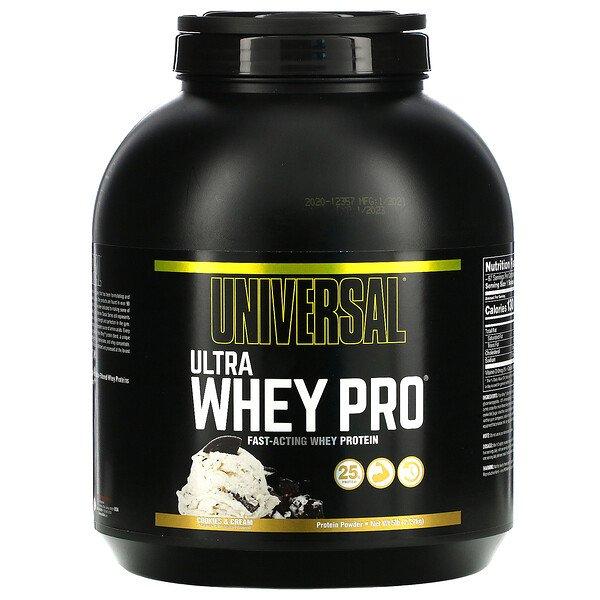 Universal Nutrition Ultra Whey Pro Protein Powder - Cookies & Cream 5 ...