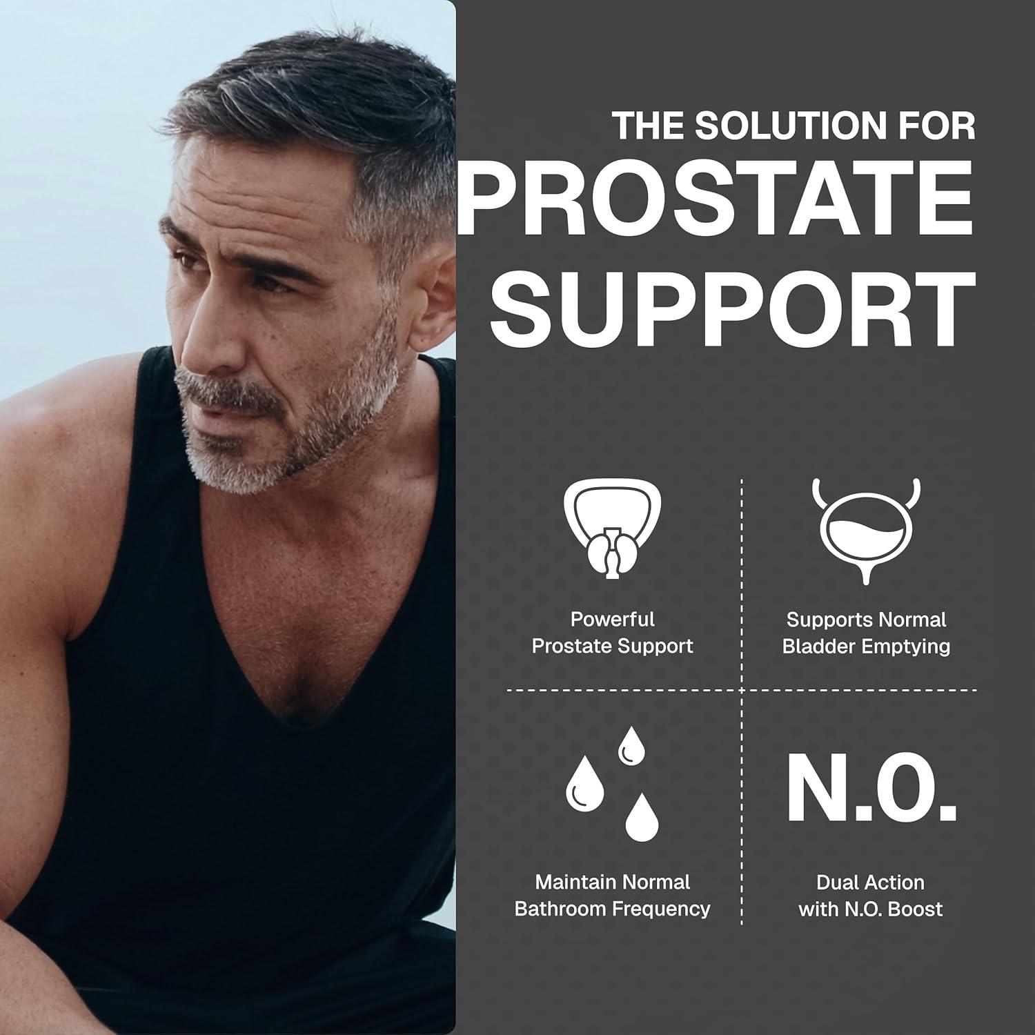 Weider Prime Prostate Health for Men - Dual Action with N.O. Boost - 60 ...
