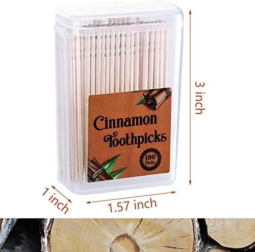 Cinnamon Flavored Toothpicks for Adults - 800 Pcs in Clear Plastic ...