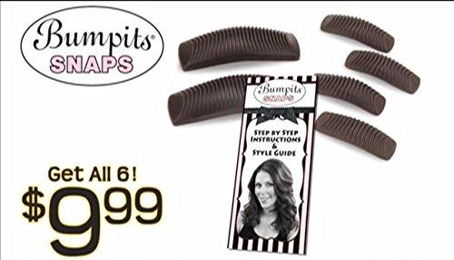 Bumpits Snaps Hair Volumizing Inserts Light/Dark Blonde - Natural Root ...