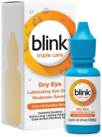 Blink Triple Care Lubricating Eye Drops 10ml + Anti-Fog Cloth Bundle by Maxim Eye | Dry Eye ...