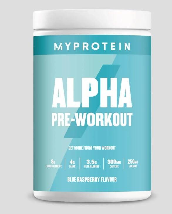 Myprotein Alpha Pre-Workout - Blue Raspberry Flavor 600g ...