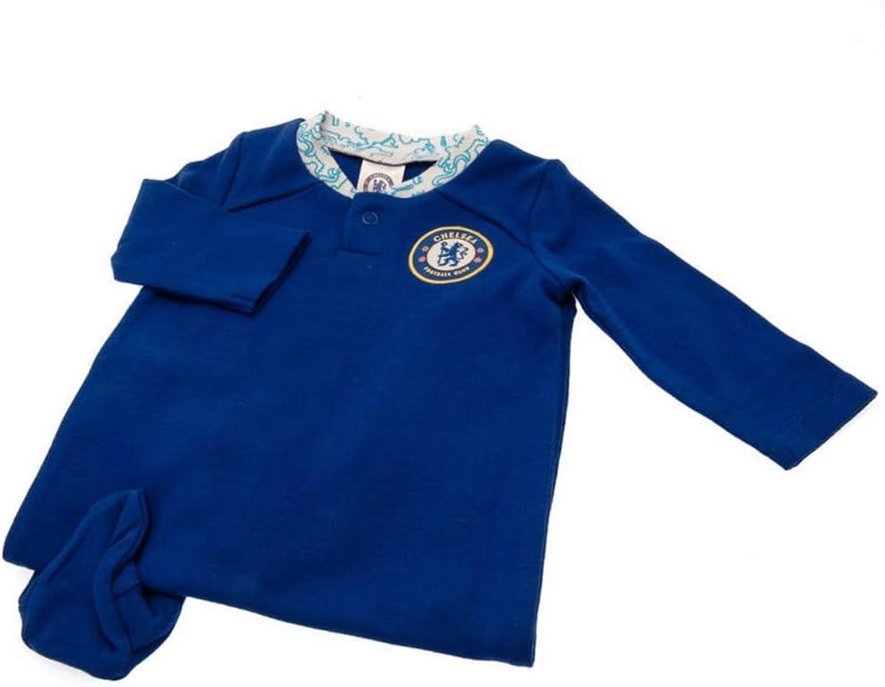 Chelsea FC Baby Kit Sleepsuit 2022/23 (6-9 Months) | Official Baby Grow ...