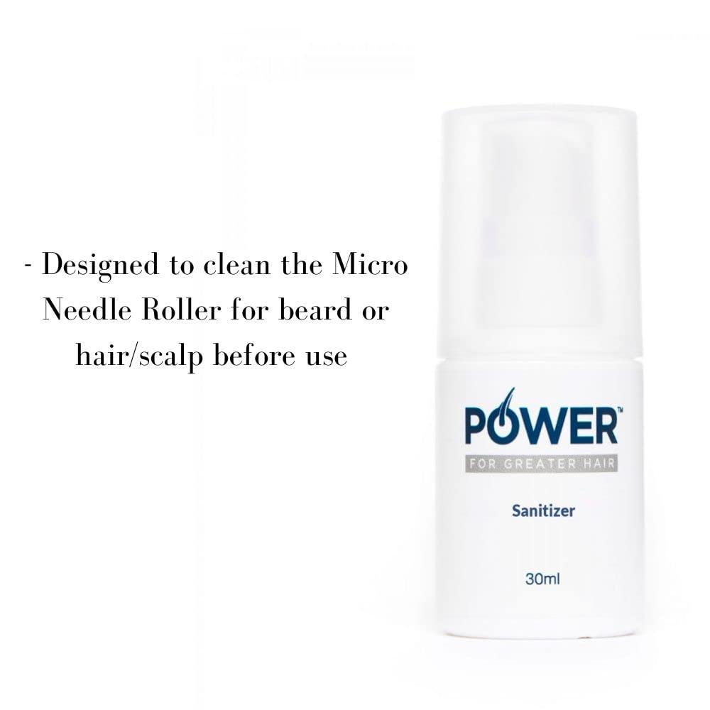 Power Beard Growth Set | Complete Kit with Sanitizer Micro Needle ...
