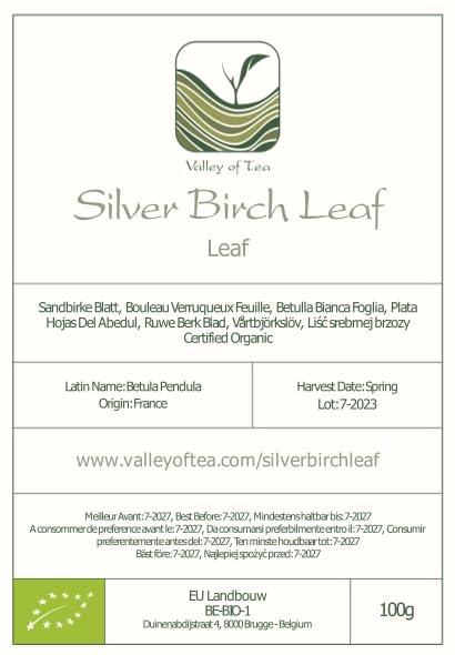 Buy Birch Leaf Silver Tea - Premium Birch Bark & Leaf Tea 100g ...
