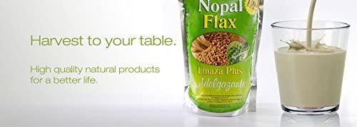 Nuestra Salud Nopal Flax Seed Original Meal Plus - Milled Flax Seed for ...