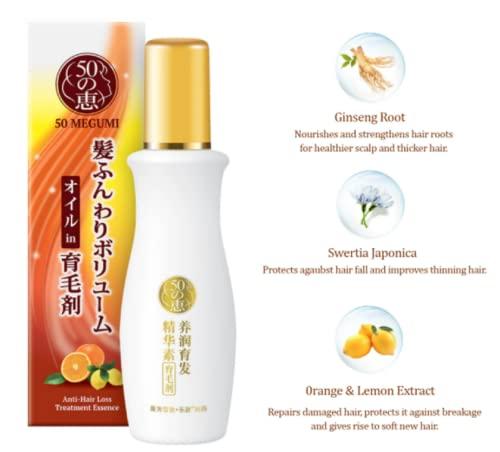 MG 50 MEGUMI Anti-Hair Loss Treatment Essence 160ml - Nutrient-Rich ...