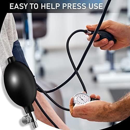 Fyearfly Black Manual Inflation Blood Pressure Latex Bulb - Replacement ...