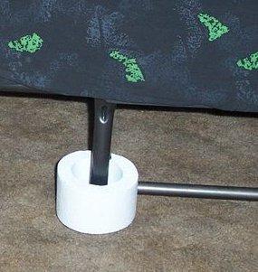 White Toe Guard Bed Bumpers - 2 Pack for Foot Injury Protection | Buy ...