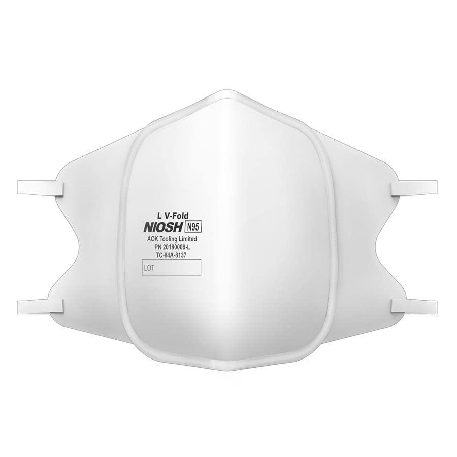MAGID N95 Respirator Masks (Medium) - 10 Pack | Metal Nose Clip, Latex ...
