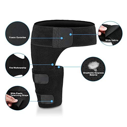HURRISE Sciatica Pain Relief Brace - Hip Hamstring Compression Support ...