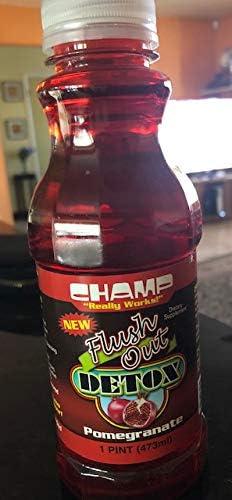 Champ Flush Out Detox Drink - Pomegranate16 oz