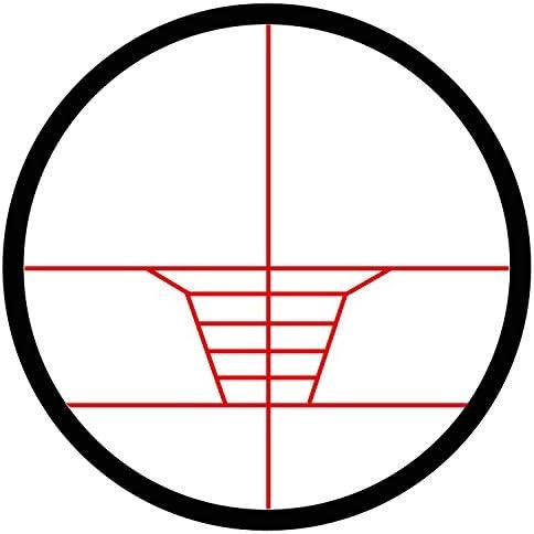 Hammers Compact 4X32 Crossbow Scope with Red/Blue Illuminated Reticle ...