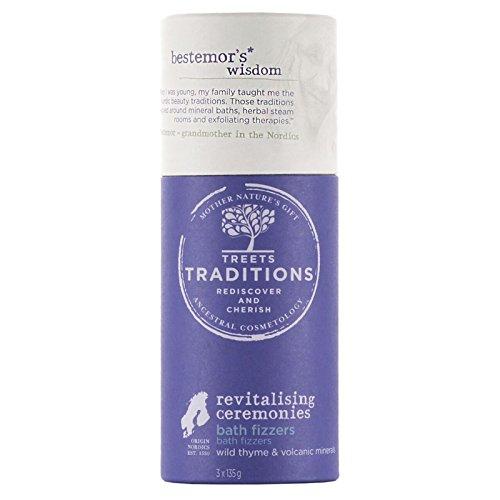 Treets Revitalizing Ceremonies Bath Fizzers - Rejuvenating 3 Pack for ...
