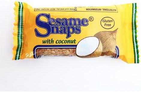 Sesame Snaps Original 12X30g + Sesame Snaps With Coconut 12 X 30g Boxed ...