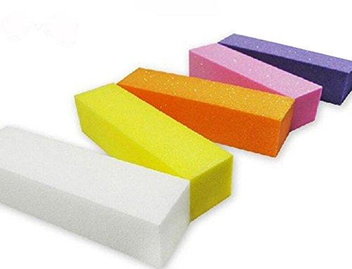 12PCS Colorful Square Nail File Sponge Art Buffer Set - Nail Buffer ...