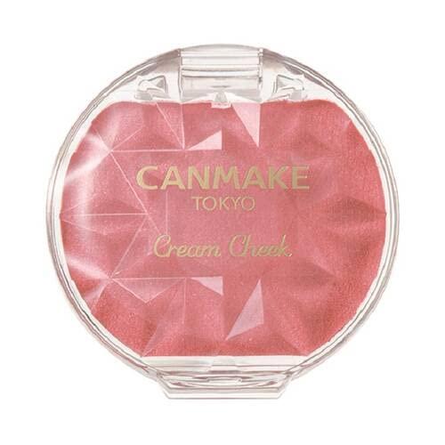 CANMAKE Cream Cheek Pearl P01 Peach Dazzle - Long-lasting and radiant blush for a natural glow ...