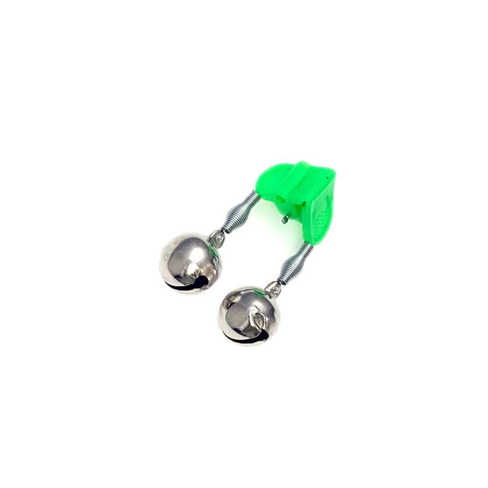 Sanhu Fishing Double Bells w/Green Clipper 24 Count - Premium Bells for ...