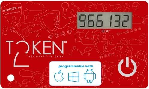 Token2 miniOTP-2-i programmable Two-Factor Security Token with time ...