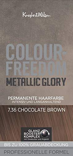 Colour Freedom Metallic Glory Chocolate Brown 7.36 - Permanent Hair ...