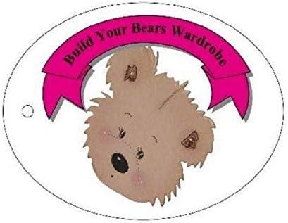 Build a Bear Wardrobe Pink Check Outfit with Hat and Boots - Fits Build ...