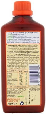 Haliborange All Natural Orange Flavour Multivitamni Liquid