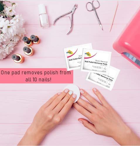 Diamond Wipes Acetone Nail Polish Remover Pads Box of 50ct Individually ...