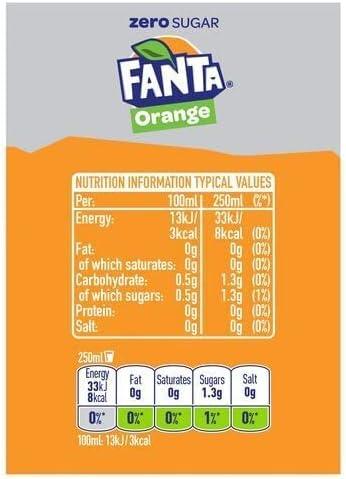 fanta orange zero 2l