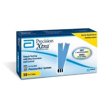 Precision Xtra Test Strips 2x50 - Fast & Accurate Blood Glucose ...