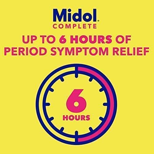MIDOL Complete Menstrual Period Symptom Relief Caplets - 40 Count | Buy ...
