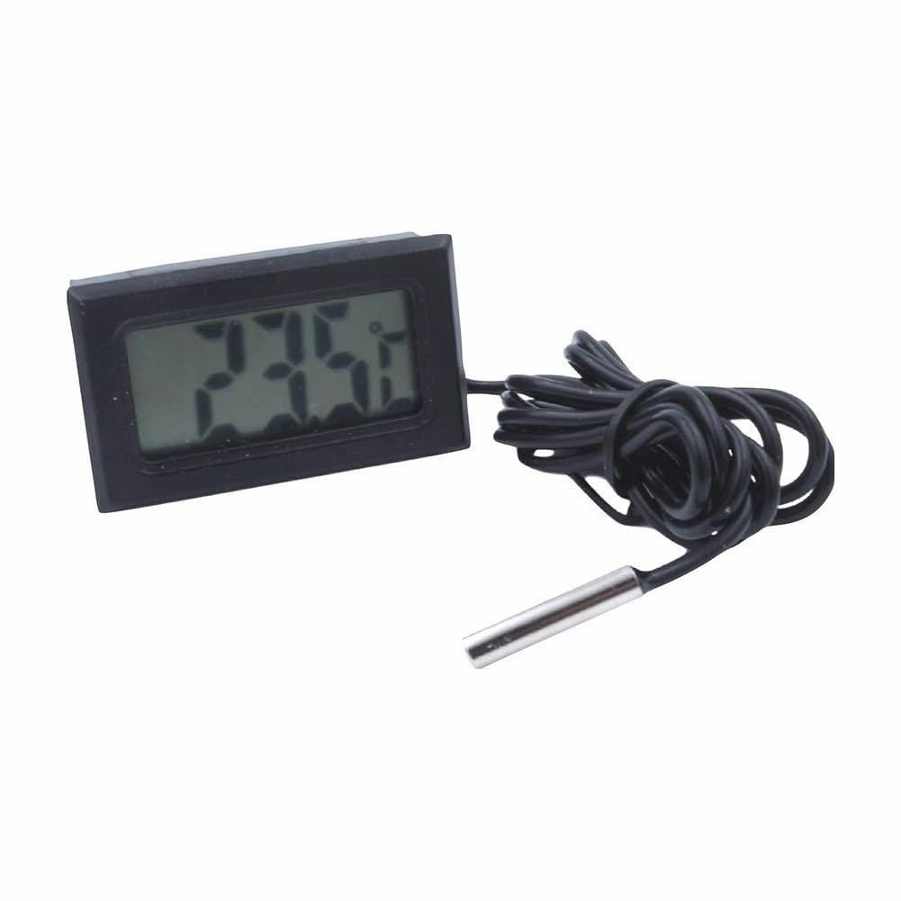 Mini Thermometer with Probe for Aquarium & Water Tank - Digital ...