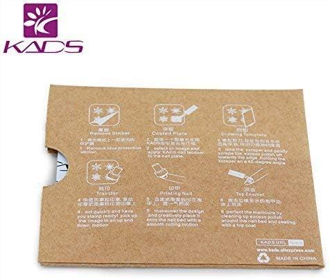 Fashion Nail Stamping Plate - KADS DIY Manicure Stencil Tool (FASHION ...