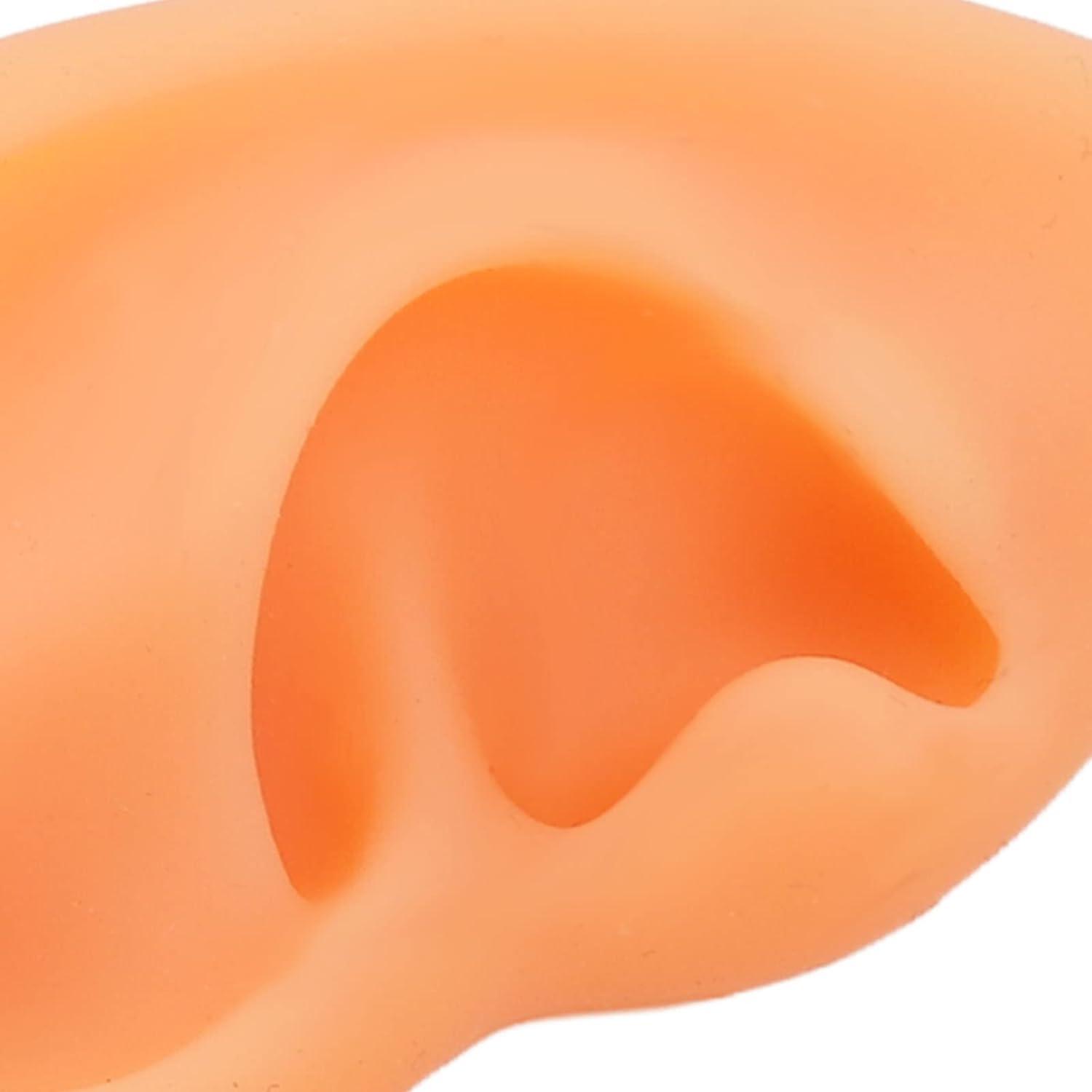 Acupuncture Ear Model - Set of 2 Soft Silicone Flexible Ear Molds for ...