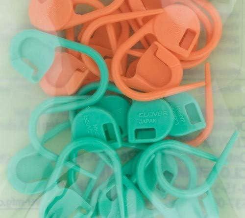 Clover Lock Ring Markers 20/pkg - Essential Stitch Markers for Knitting ...