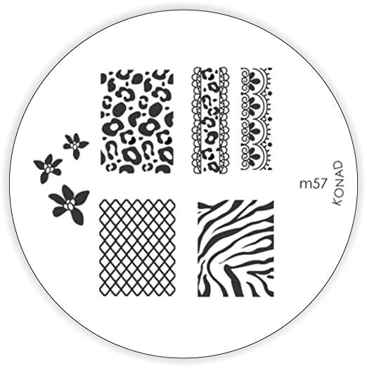 Buy Konad M57 Stencil Stamping Kit - Perfect for Nail Art ...