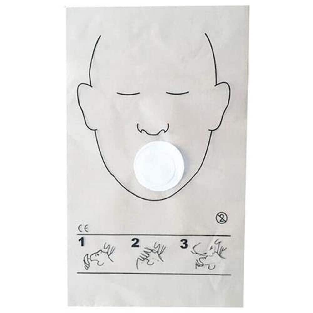 Value Aid Resuscitation Face Shield - Single 1, Lightweight 0.02kg ...