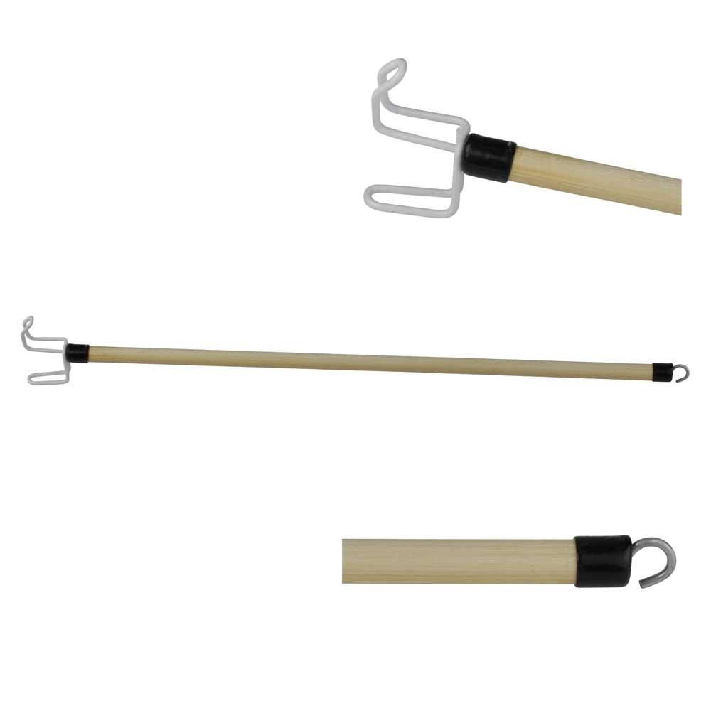 Behrend Deluxe Dressing Aid - 70cm Dressing Stick with 2 Hooks ...