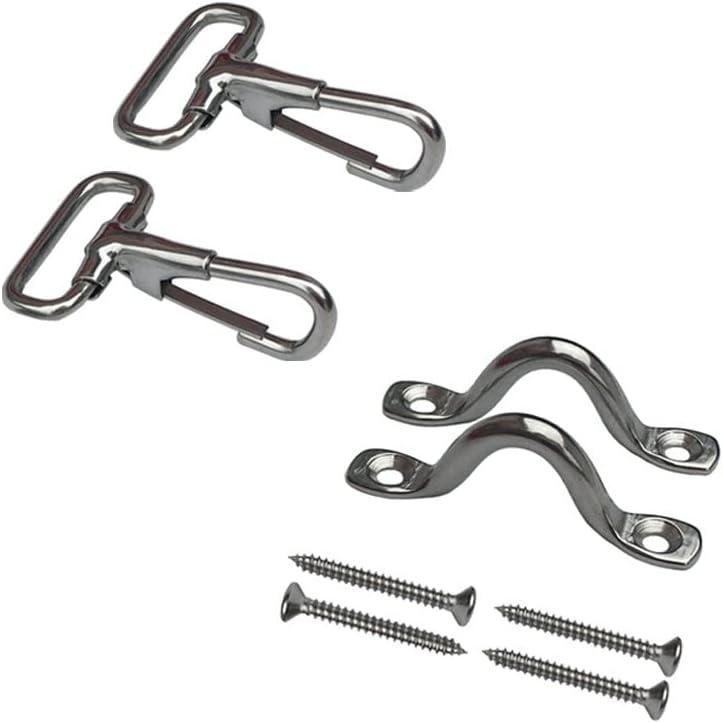 Vtete 2 PCS Adjustable Bimini Top Straps | Stainless Steel Boat Awning ...