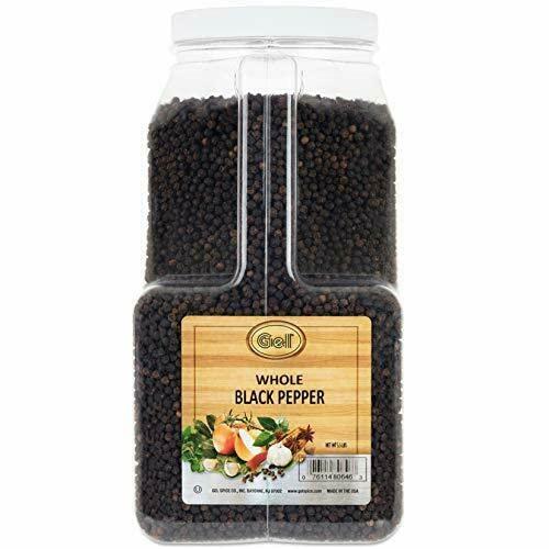 Bulk 5.5 LB Gel Spice Peppercorn Whole Black Pepper - Premium Quality ...