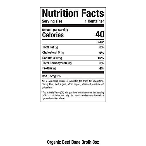 Organic Beef Bone Broth - Pacific Foods 8 oz 12-Pack | 8 Fl Oz (Pack of ...