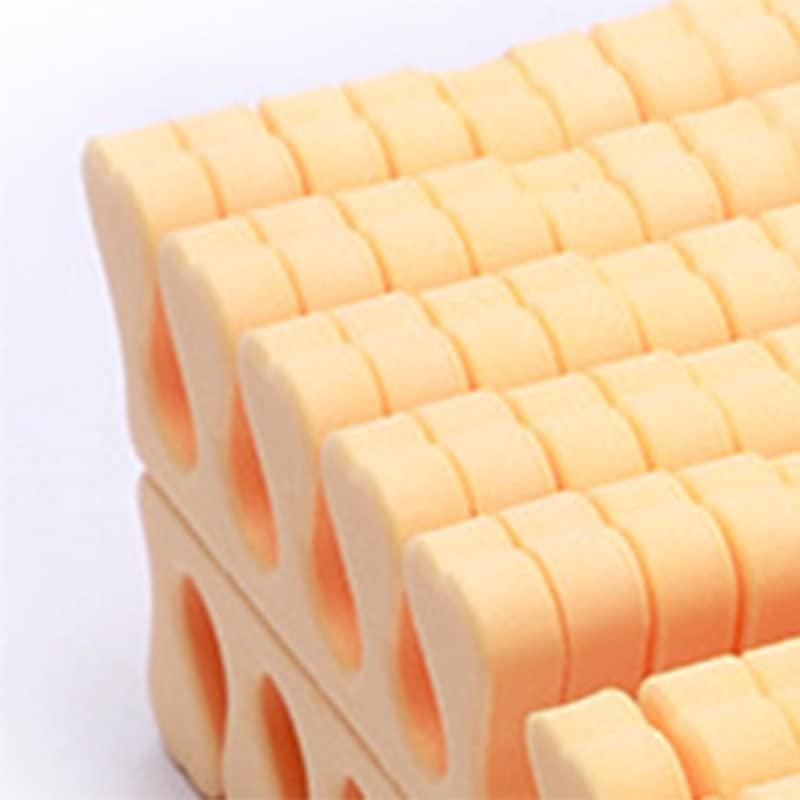 100 Pieces Yellow Toe Separator - Soft Pedicure Nail Art Spacer ...