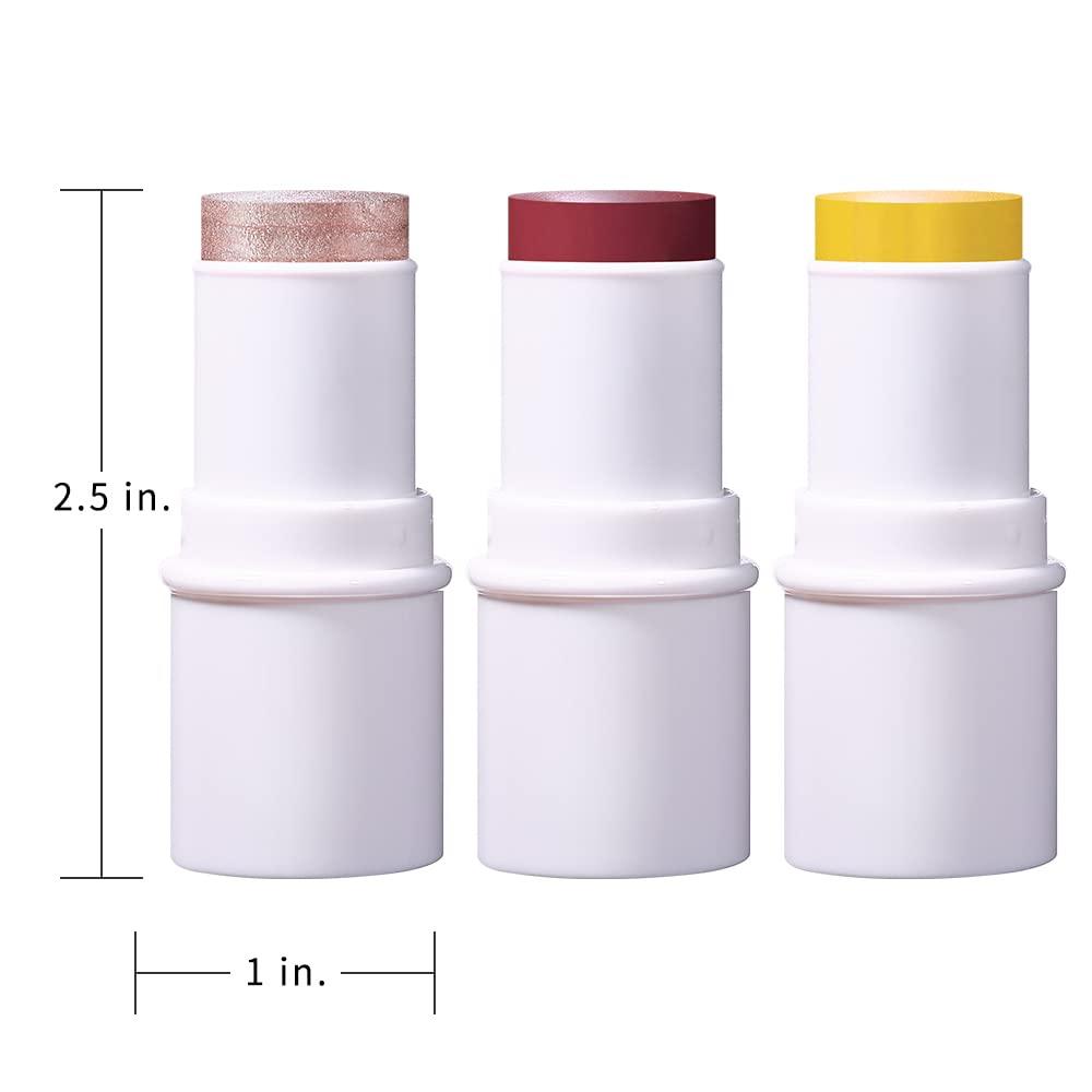 KIMUSE Cosmetics Multi Stick Trio - Cream Blush, Highlighter ...