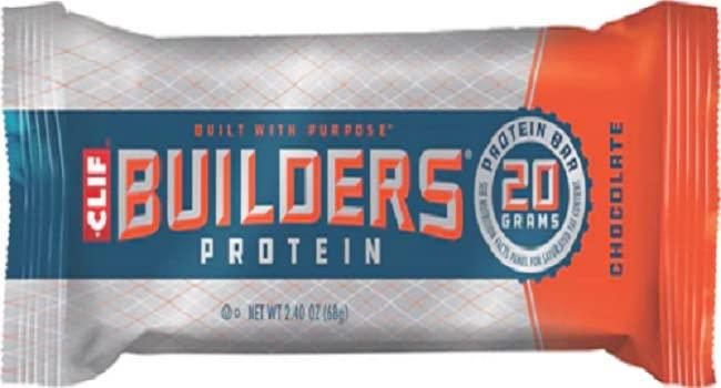 Cliff Bar Builder Bar - Chocolate Flavor, 2.40 oz (Pack of 12) | High ...