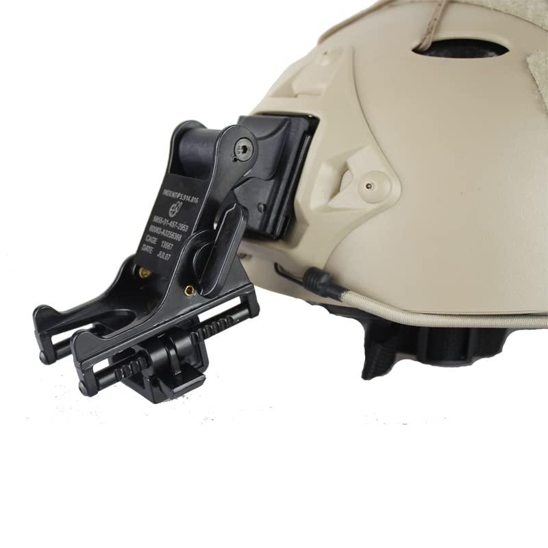 LEJUNJIE Tactical Helmet Mounting Bracket for Rhino NVG PVS-14/PVS-7 ...